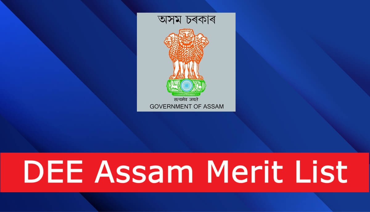 DEE Assam Merit List 2025 – LP & UP Teacher 1st Provisional Merit List